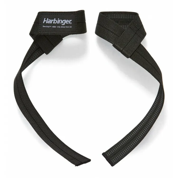 HARBINGER BIG GRIP LIFTING STRAPS 21.5 INCH (BLACK)