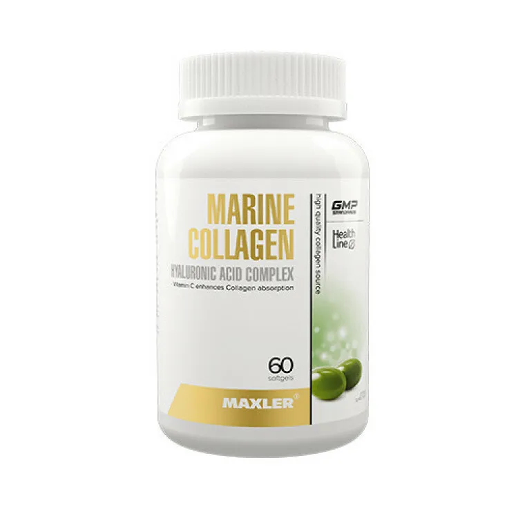 MAXLER MARINE COLLAGEN + HYALURONIC ACID (60 SOFTGELS)