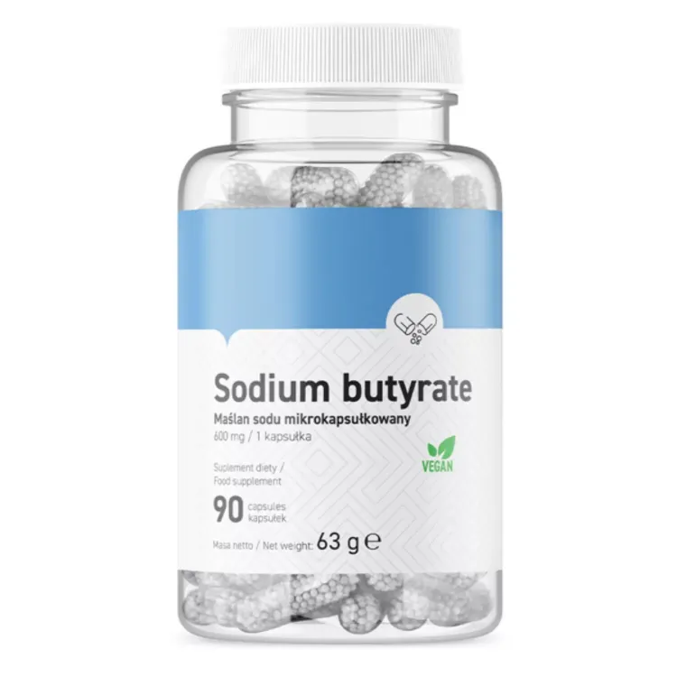 Smørsyre, sodium butyrate (90 kapsler) Vitamins