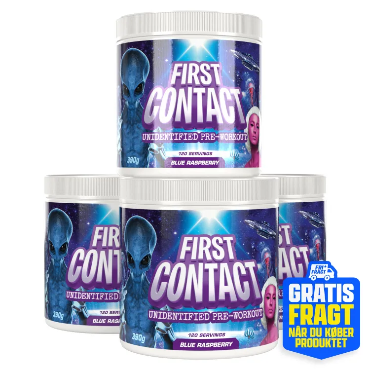 First contact pre-workout (4 x 120 portioner) Pre-workout Storkøb TILBUD