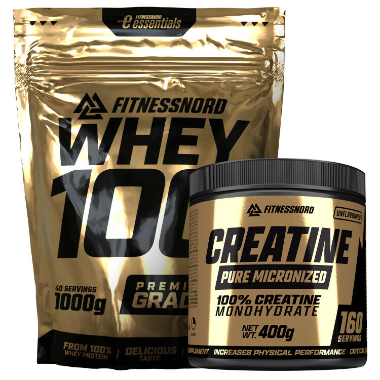 Fitnessnord Whey 100 + Creatine Bundle Valle proteinpulver ...