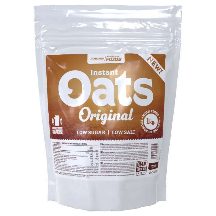 FITNESSNORD INSTANT OATS 1000g hos Fitnessnord.com