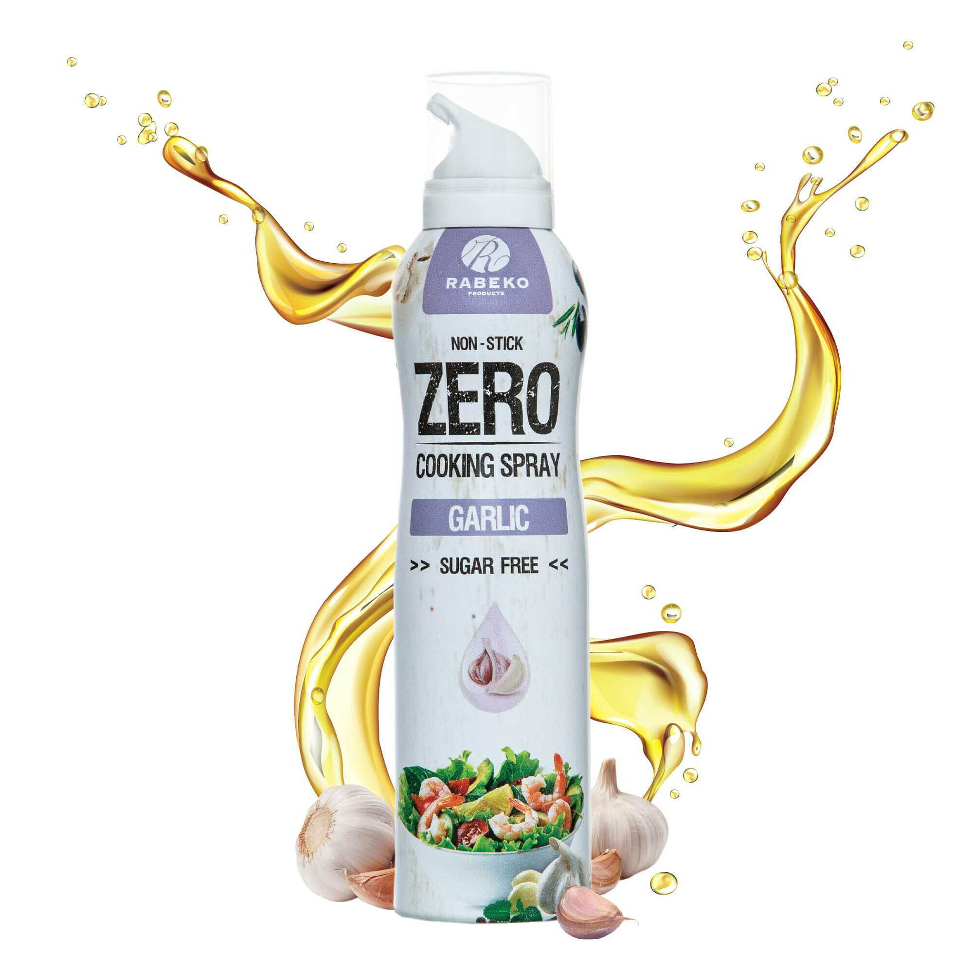 RABEKO - ZERO COOKING SPRAY 200 ml - Garlic TILBUD
