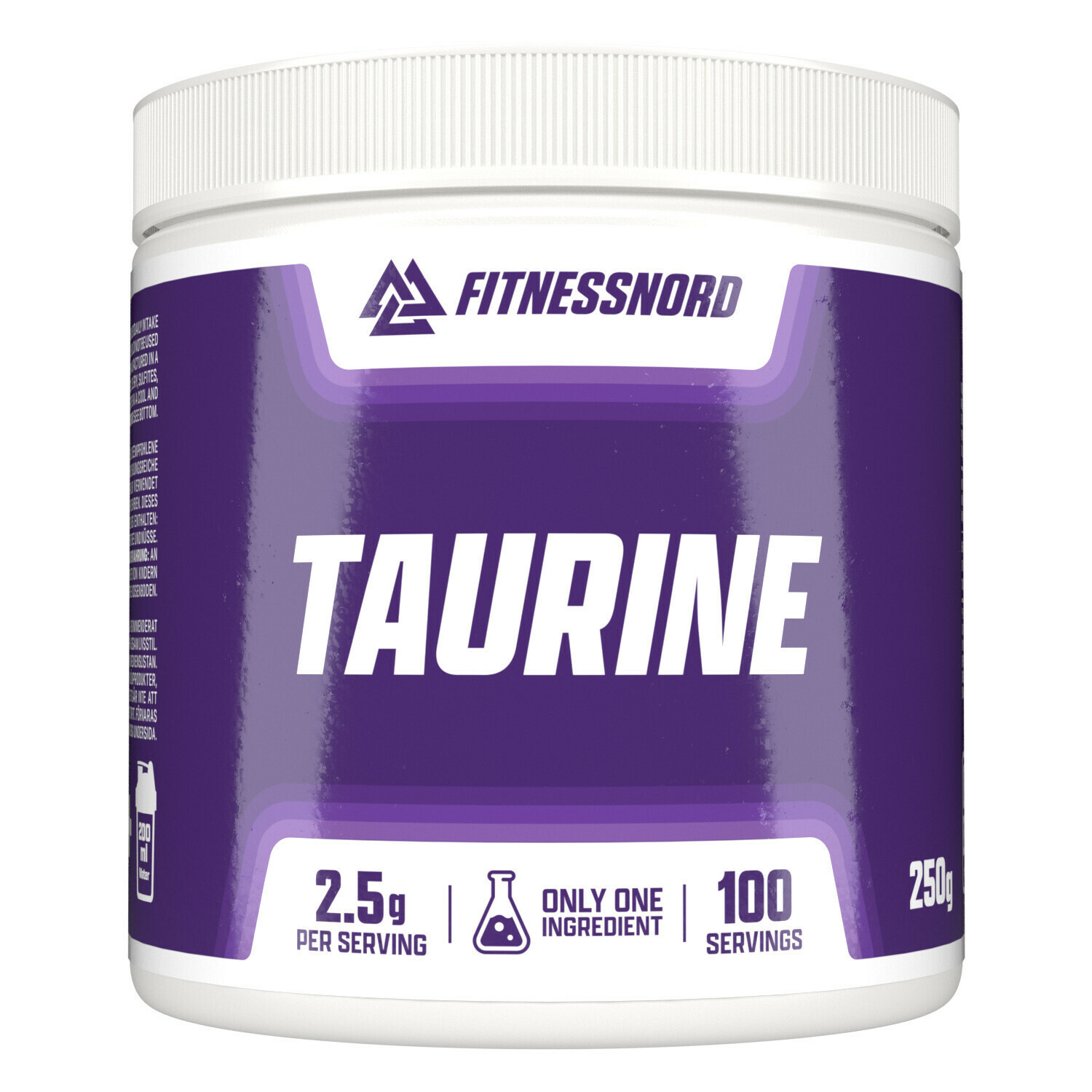 FITNESSNORD TAURINE 250g hos Fitnessnord.com