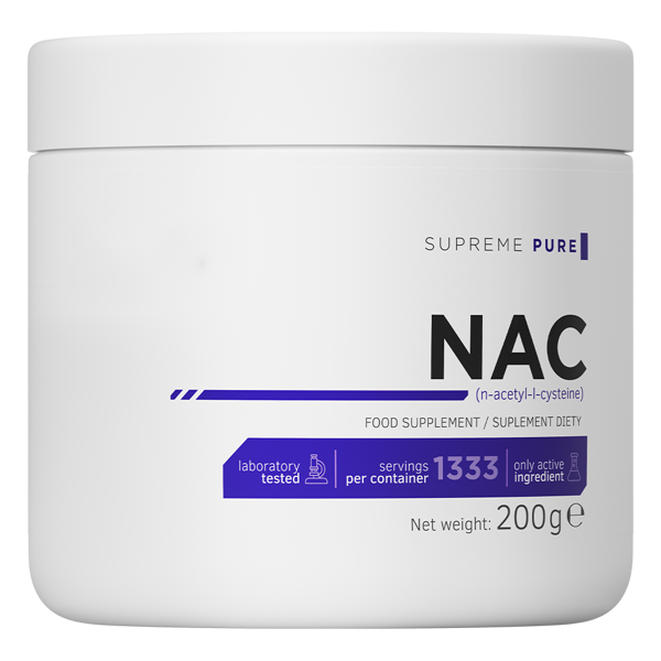 NAC Cystein pulver (200 g) Antioxidanter Sundhed Mål