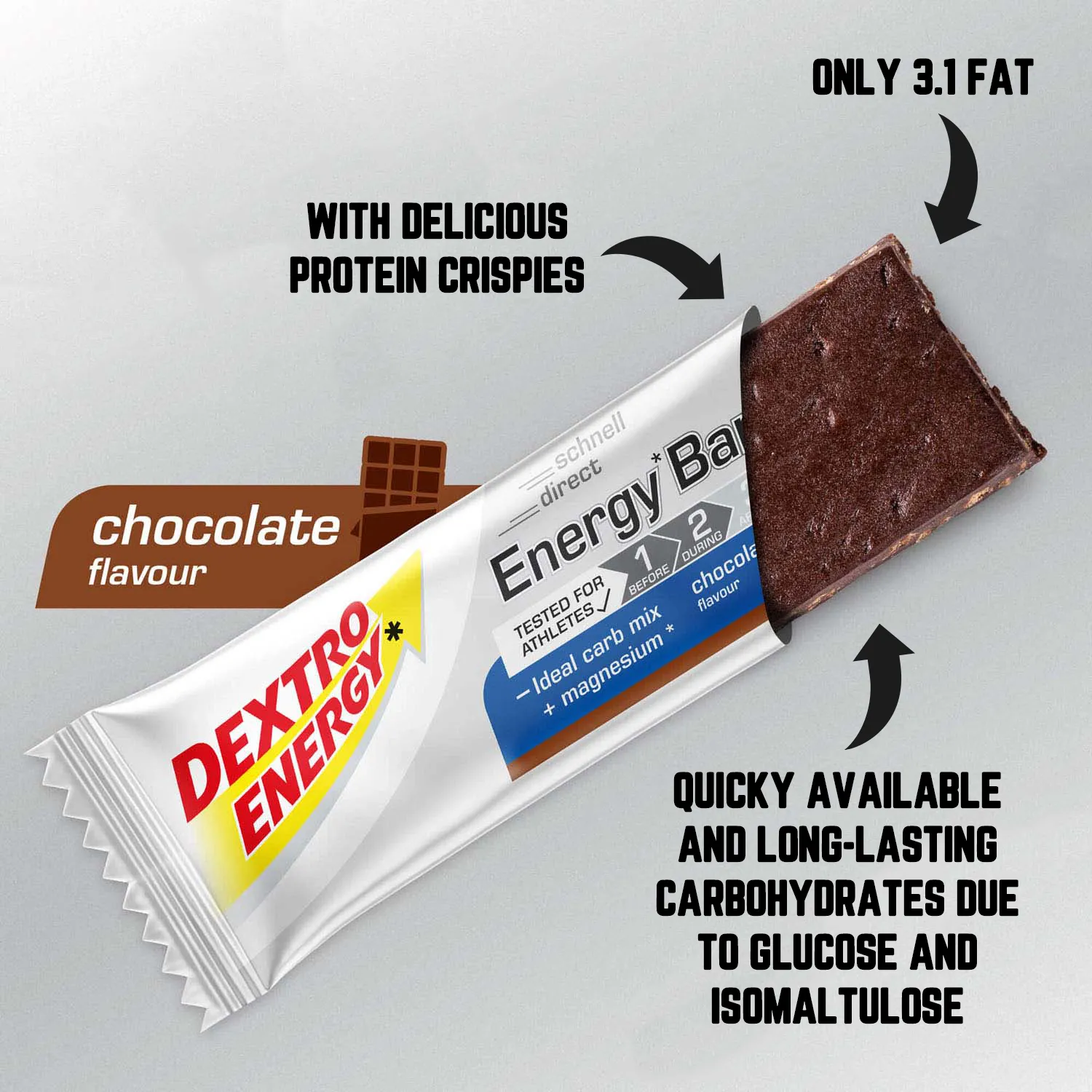 DEXTRO ENERGY ENERGY BAR 1 x 50 g Slik & Snacks Bars & Snacks