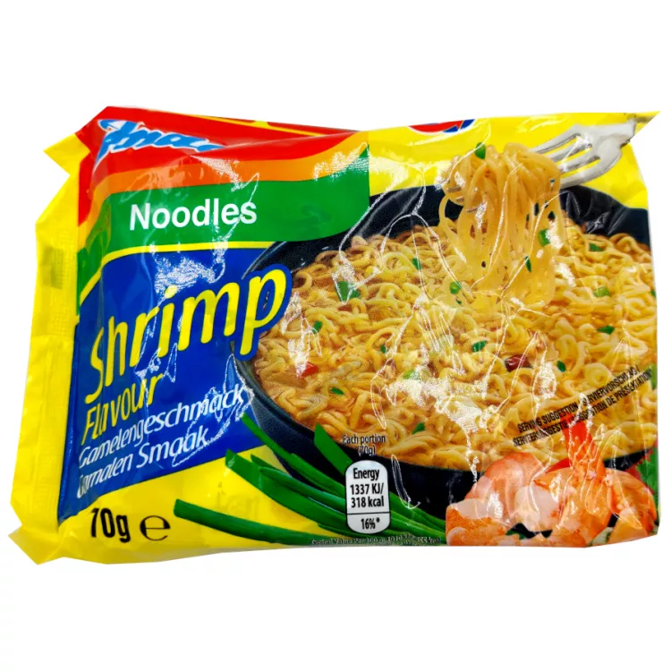 Instant nudler med rejesmag (70g) Asiatiske specialiteter Specialiteter ...
