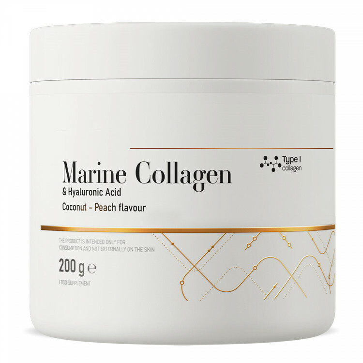 Marint kollagen + hyaluronsyra + vitamin C-pulver (200 g) Vitamins