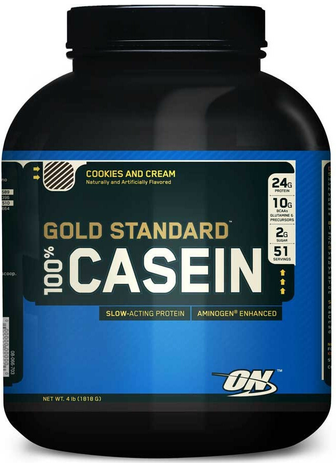 100% Casein fra ON | Det bedste Kasein Protein fra Optimum Nutrition
