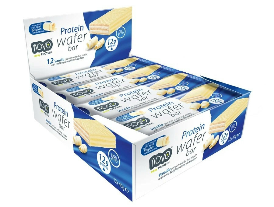 Protein Wafer | Lækre og Sprøde Proteinvafler fra Novo Nutrition
